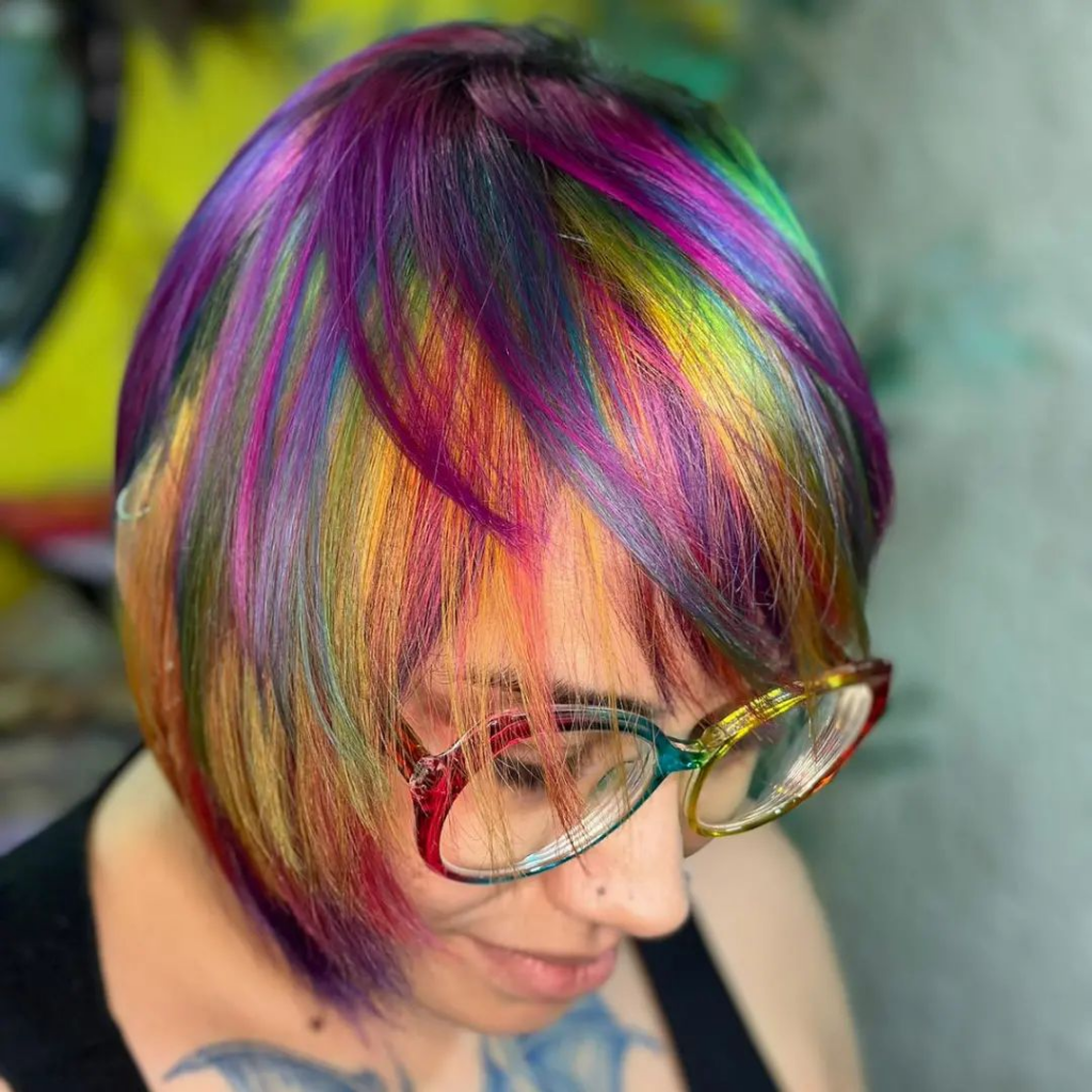 30 Jaw-dropping Rainbow Hairstyles You Should Try!