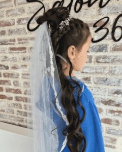 45 Adorable First Communion Hairstyles For Girls