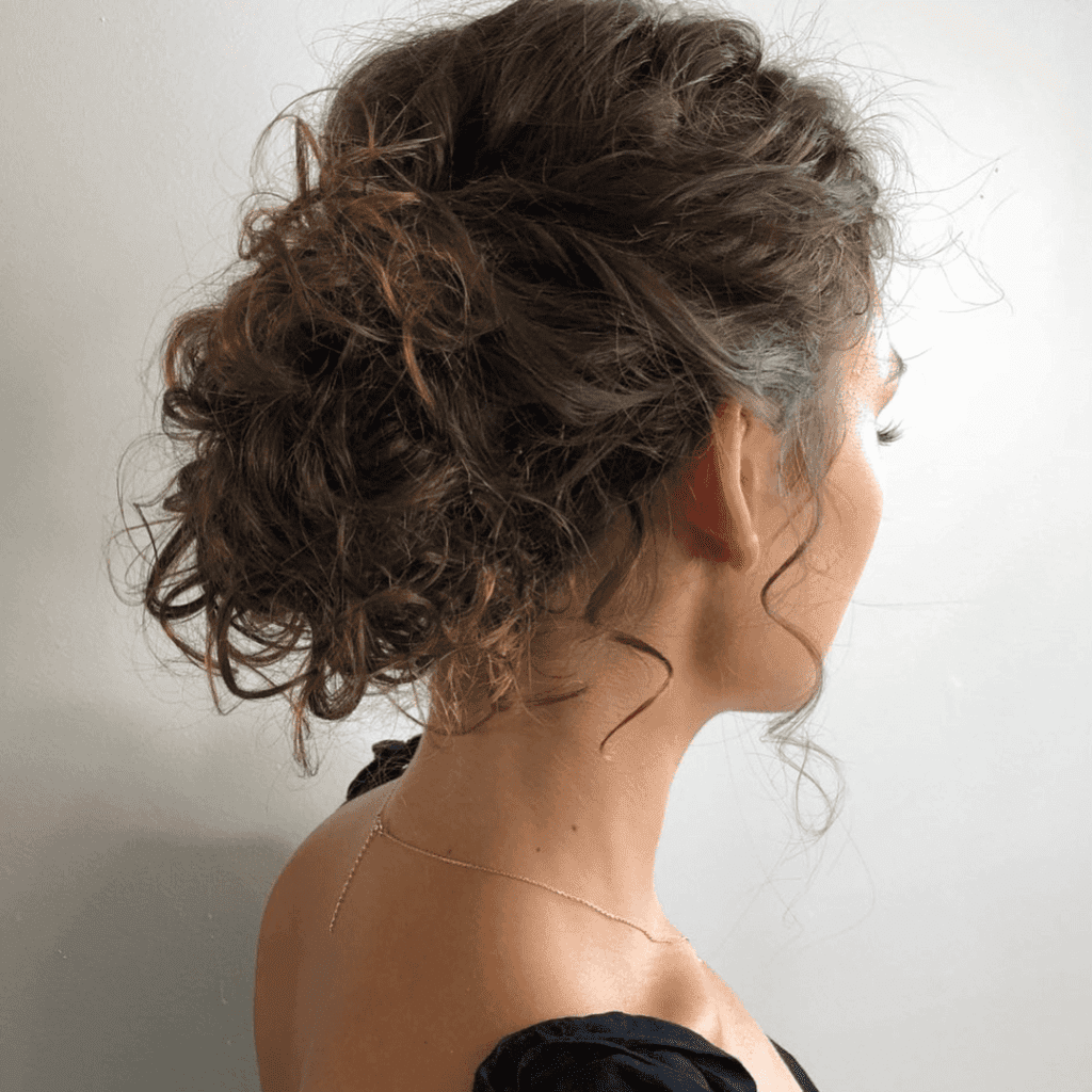 24 Elegant Updos For Curly Hair - Inspiring Hairstyles