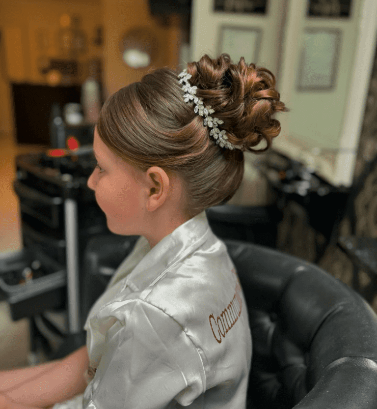 45 Adorable First Communion Hairstyles For Girls