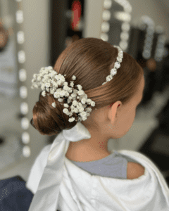45 Adorable First Communion Hairstyles For Girls
