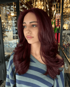 33 Rich Dark Cherry Cola Hair Color Inspiration