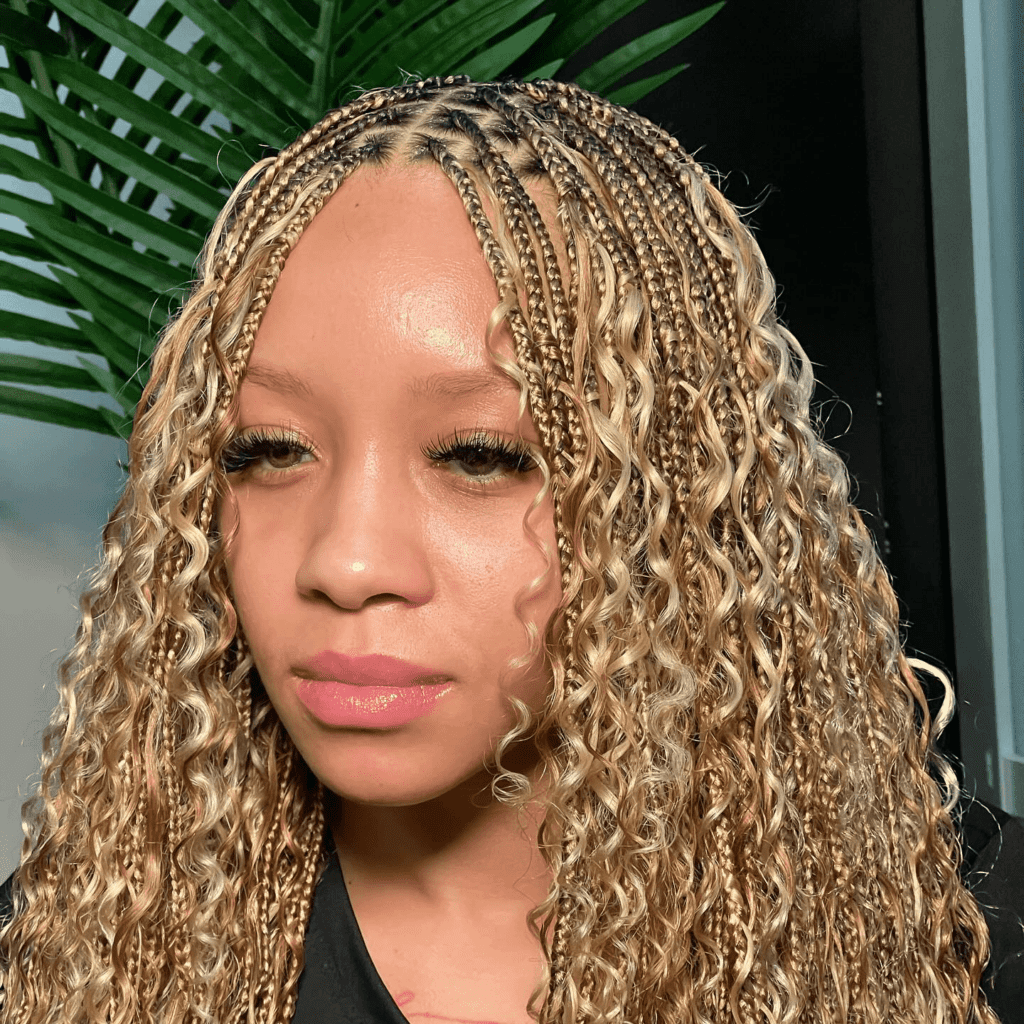 22 Long Hair With Curtain Bangs Styles You’ll AdoreSmall Knotless Braids