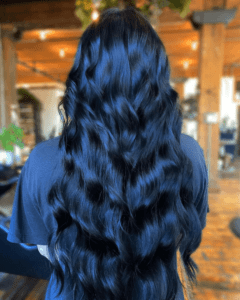 22 Jet Blue Black Hair Styles That Will Turn Heads